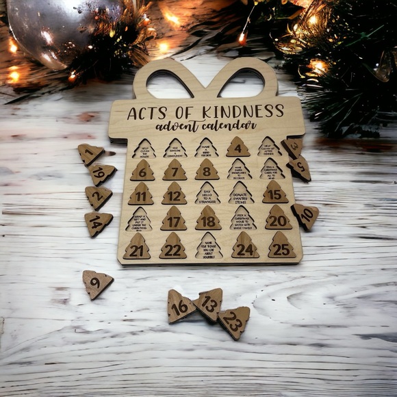 Holiday | Kid Christmas Advent Calendar Acts Of Kindness Countdown ...